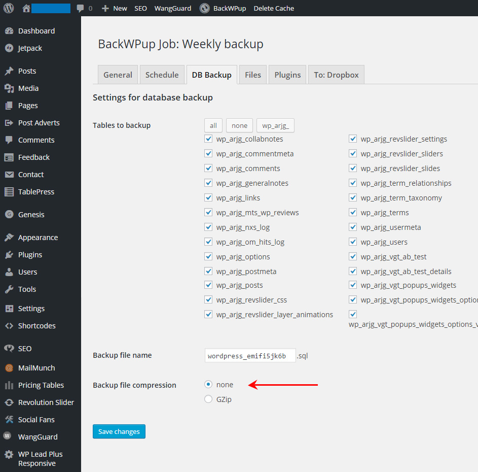 How To Backup Your WordPress Site Using BackWPup