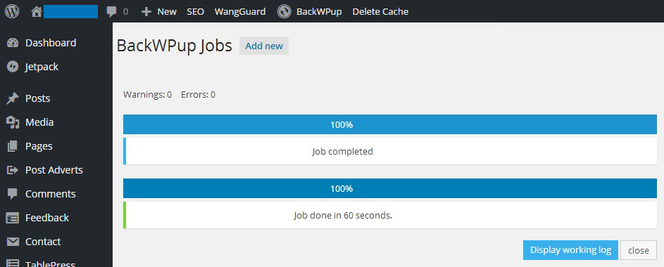 How To Backup Your WordPress Site Using BackWPup